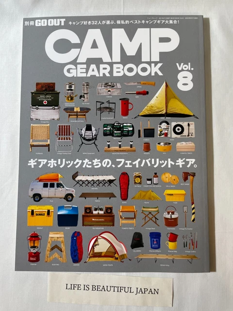 CAMP GEAR BOOK Vol.8 2023 Japan Outdoor Recommended Camping Equipment Go Out £25.50 - PicClick UK