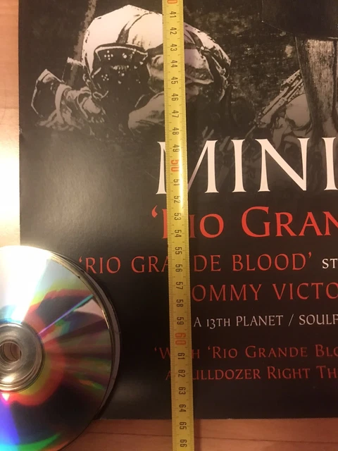 MINISTRY OFFICIAL poster Rio grande Blood 2006 ltd 666 ex Indus Metal ...
