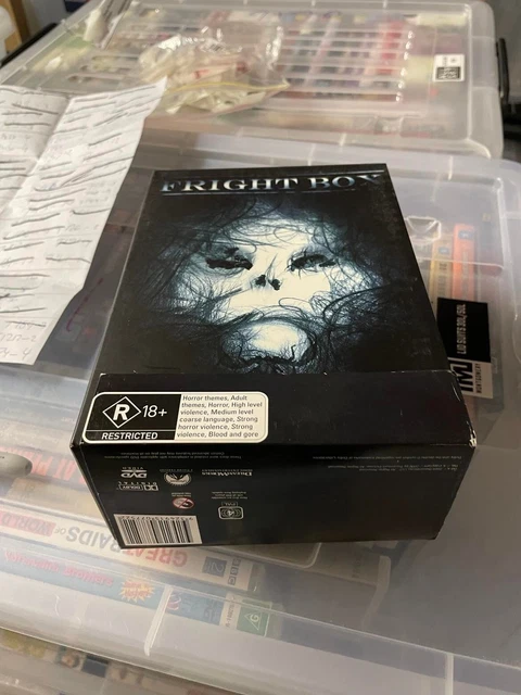 FRIGHT BOX DVD Box Set R4 PAL Red Eye Pet Sematary Cujo Rosemary's Baby ...