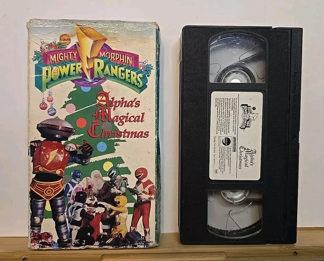 MIGHTY MORPHIN POWER Rangers Alpha's Magical Christmas (VHS, 1994) £4. ...