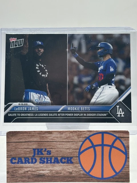 2023 TOPPS NOW LeBron James/Mookie Betts Salute To Greatness #736 EUR 2,24 - PicClick IT
