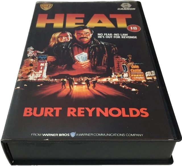 HEAT (1986) VHS PAL (Burt Reynolds) 1989 Warner Release Videocassette ...