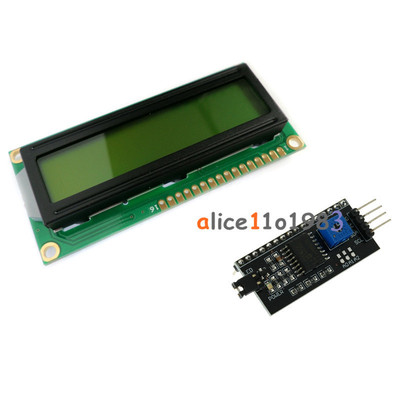1602 16X2 LCD Caractères Affichage + IIC/I2C/TWI/SPI Serial Interface ...