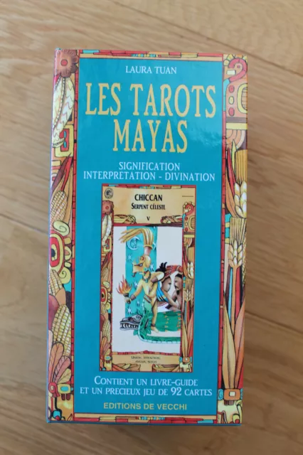 Jeu Cartes Divinatoire Tarot Mayas Laura Tuan De Vecchi 92 Cartes