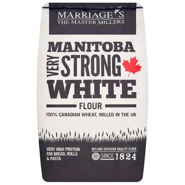 MARRIAGE'S MANITOBA VERY Strong White Flour 16kg – 100% Canadian, High Protein £25.95 - PicClick UK