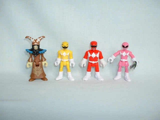 MIGHTY MORPHIN POWER RANGERS IMAGINEXT Set Of 4 Action Figures Toys ...
