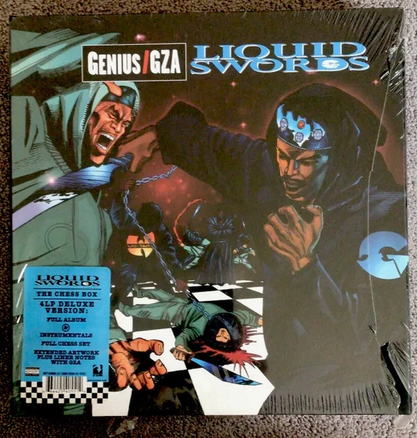 LIQUID SWORDS GENIUS Gza Rare Vinyl Chess Set RSD 2013 $400.00 ...