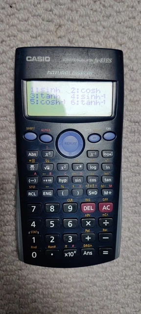 CASIO FX-83ES SCIENTIFIC Calculator In Working Order £9.50 - PicClick UK