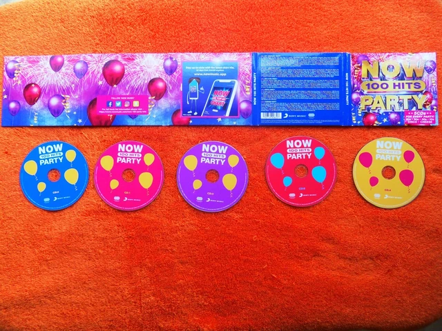 NOW 100 HITS PARTY - music cd 5 disc album £9.85 - PicClick UK