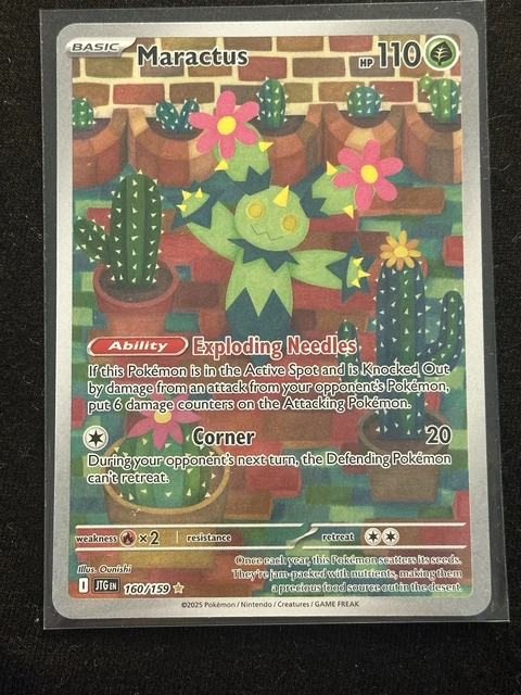 MARACTUS - POKÉMON TCG Journey Together Illustration Rare Pokemon Card ...