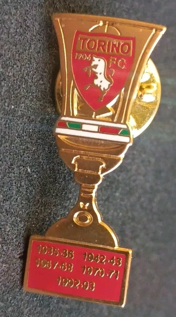 SPILLA PINS DISTINTIVO Stemma Simbolo Badge Logo Crest Club Torino ...