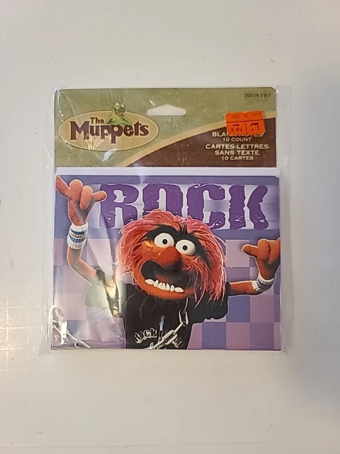 NEW THE MUPPETS Rock N Roll Note Cards 10 Count $16.41 - PicClick AU