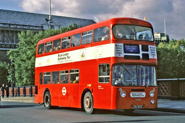 LONDON TRANSPORT DMO1 CRU182C 6x4 Bus Photo Ref L101 EUR 3,79 - PicClick FR