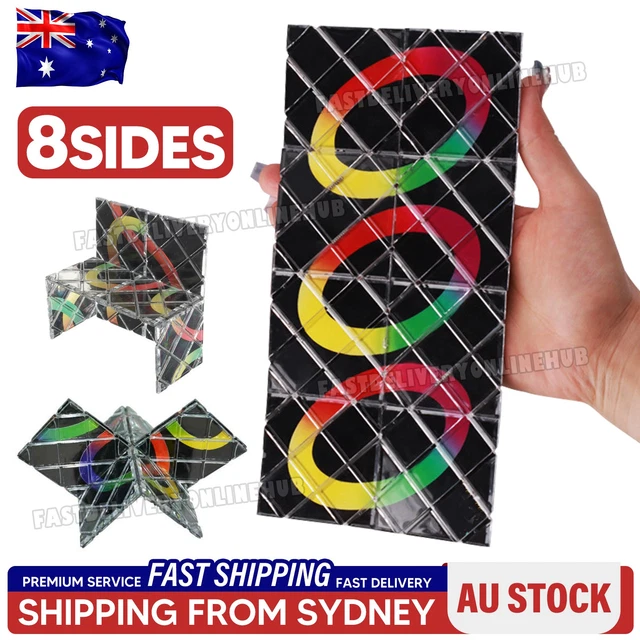8 PANEL 3 Ring for Master Magic Folding Puzzle Toy Ghost Hand AU $8.35 ...