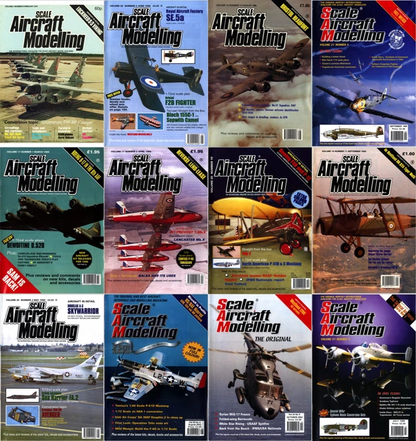 SCALE AIRCRAFT MODELLING Magazine's *1979-2018* (2 DVDs) Aviation ...