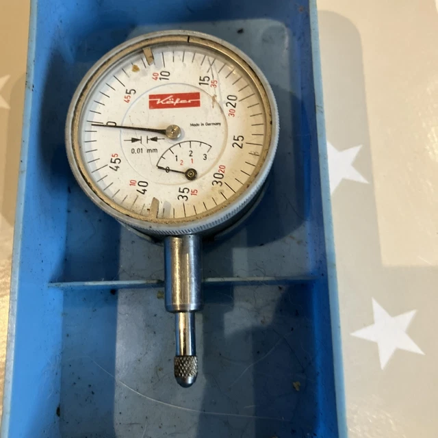 BACK PLUNGER TYPE Metric Dial Test Indicator (DTI) by Kafer, Germany ...