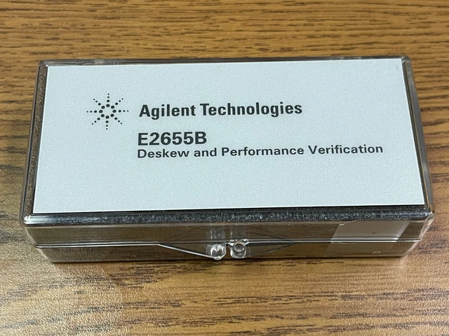 AGILENT TECHNOLOGIES E2655B Deskew And Performance Verification Test ...