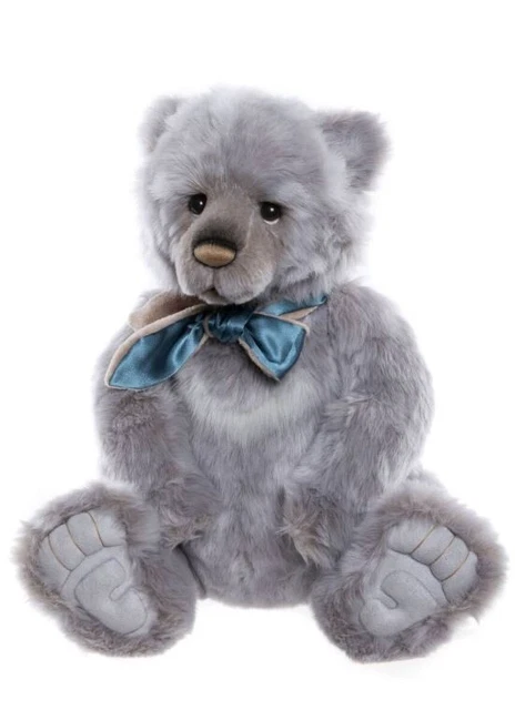 CHARLIE BEARS PLUSH Collection Mr Fisher Large Grey Charlie Bear 53cm ...
