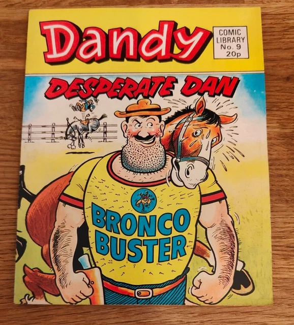 COMIC - CLASSIC Dandy Comic Library No #9 Desperate Dan Bronco Buster ...