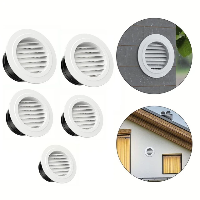 INTERIOR ROUND LOUVERED Grille Vent for Duct Vents Strong and Wear ...