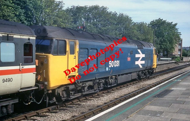 ORIGINAL 35MM Slide Diesel/Steam Train/Railway 50031 'Hood' 13.02 ...