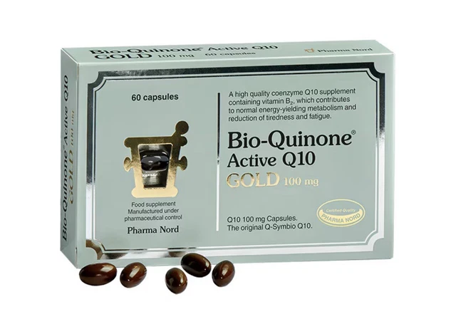 PHARMA NORD BIO-QUINONE Active Q10 GOLD 100mg 60 Capsules £30.83 ...