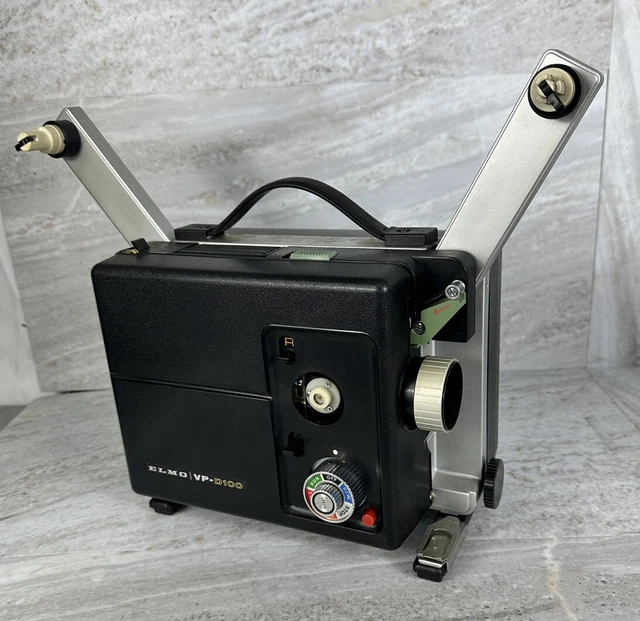 VINTAGE ELMO VP-D100 8mm Super 8 Cine Projector Made In Japan 🇯🇵 £49.99 ...