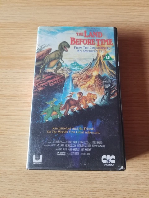 THE LAND BEFORE Time VHS Video Tape Vintage 1988 £4.99 - PicClick UK