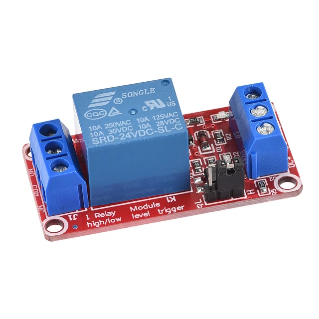 RELAY MODULE 1 Channel 24V High Low Level Trigger Module Red Relay Module Board $15.14 - PicClick AU