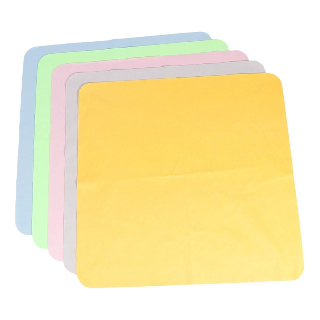5 PCS COMPUTER Screen Cloth Lens Cleaning Microfiber Cloths Phone Large ...