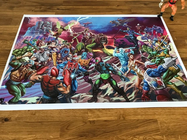 HE-MAN MASTERS OF the Universe Poster 594mm x 420mm A2 size £3.95 ...