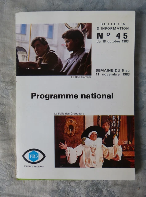 #SERVICE DE PRESSE# FR3 - Bulletin d'information N°45 - Programme National EUR 19,00 - PicClick FR