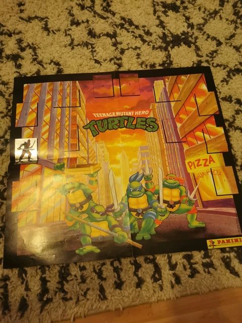 TEENAGE MUTANT HERO Turtles TMNT (Panini Sticker Album 1990) with ...