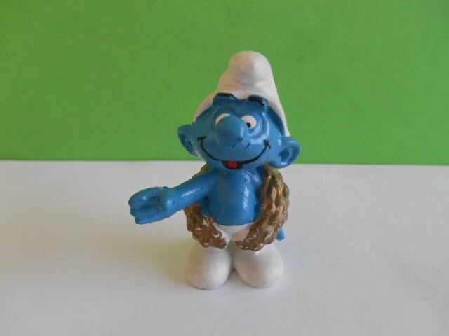 SCHLEICH SMURF WITH Winning Wreath Smurf Smurf Smurf Puffi Pitufo 20058 ...