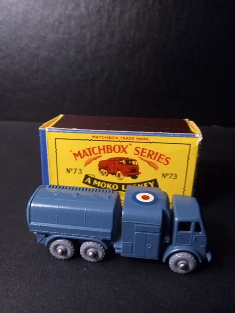 MATCHBOX#73 RAF 10 Ton Pressure Refueller 1959 Rare First Casting In ...