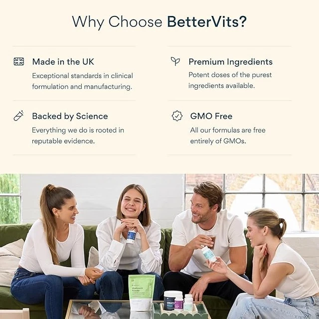 BETTERVITS PROBIOTICS FOR Gut Health | 30 Billion CFU for Adults ...