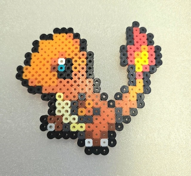 CHARMANDER POKÉMON PIXELKUNST Perlerkunst Magnet EUR 7,14 - PicClick DE