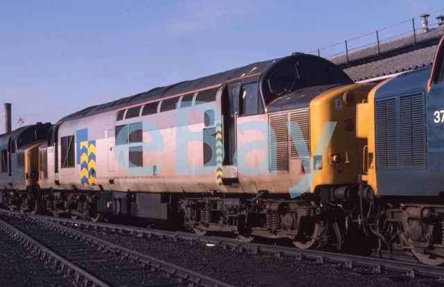 35MM RAILWAY SLIDE of Class 37 37706 @ Stratford TMD Copyright to Buyer ...