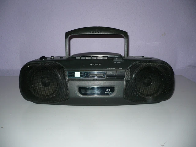 SONY CFD-9 CD Radio Cassette Recorder (1995) Boombox/Ghetto Blaster £50 ...