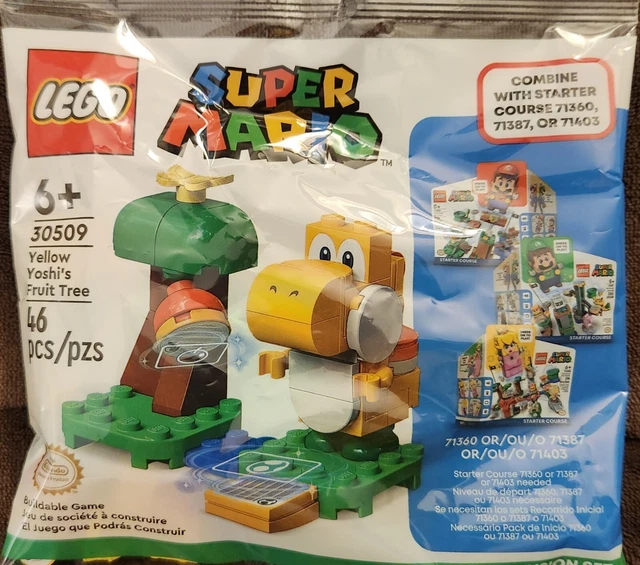 LEGO SUPER MARIO: Yellow Yoshi’s Fruit Tree Expansion Set (30509) £5.50 ...