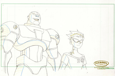 TEEN TITANS ANIMATED Series Original Production Drawing-Robin and ...