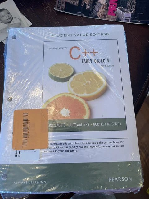 STARTING OUT WITH C++ from Control Structures to Objects, Student Value ...