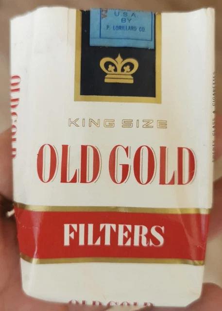 OLD GOLD FILTERS - USA empty 20s cigarette pack packet soft £4.79 ...