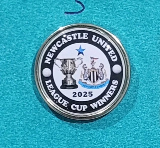 NEWCASTLE UNITED 2025 Cup Winners Badge, £4.88 - PicClick UK