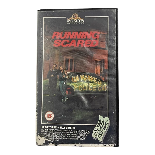 RUNNING SCARED (1986) VHS - Gregory Hines & Billy Crystal - MGM/UA Box Office Co £9.99 - PicClick UK