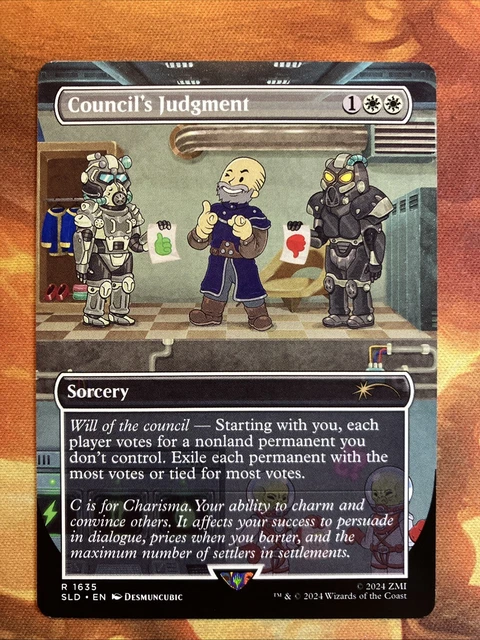 MTG BORDERLESS COUNCIL'S Judgment Secret Lair: X Fallout®: S.P.E.C.I.A ...