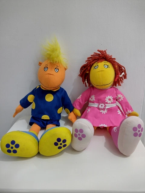 TWEENIES HASBRO PLUSH Toys x2 bundle Set Fizz & Jake BBC Vintage 1998 ...