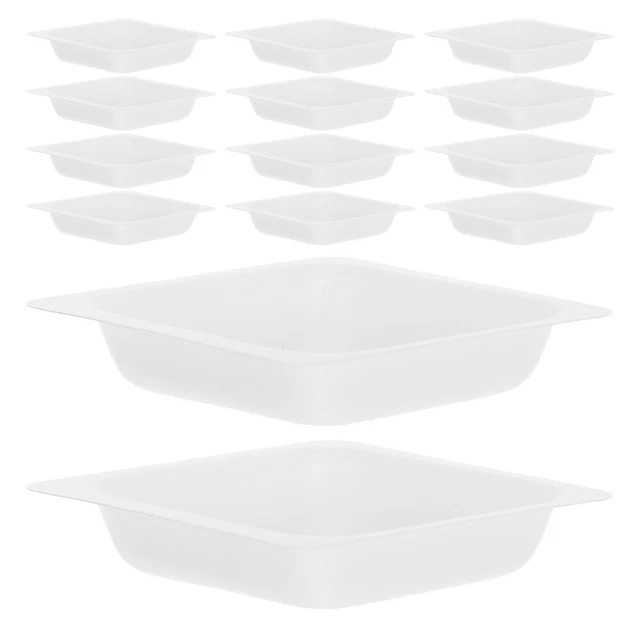 80PCS LABORATORY WEIGH Boats: Plastic Weighing Trays Square Weighing ...
