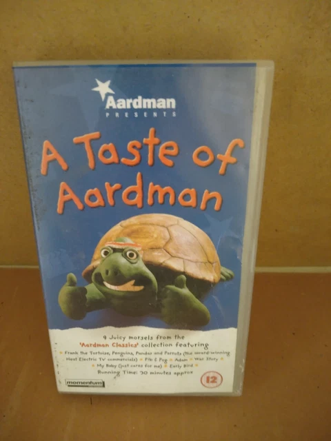 A TASTE OF Aardman VHS Video Tape (Certificate 12) £0.99 - PicClick UK