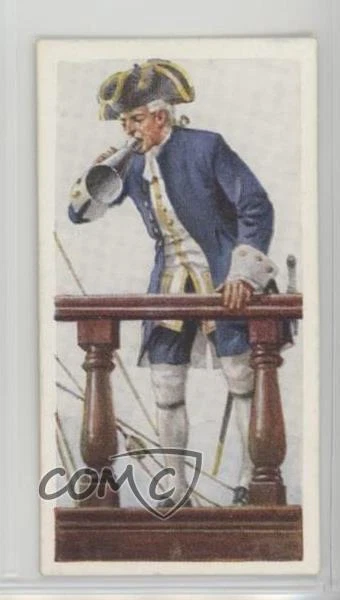 1937 CARRERAS HISTORY of Naval Uniforms Post Captain (1740) #13 0f8 £2. ...